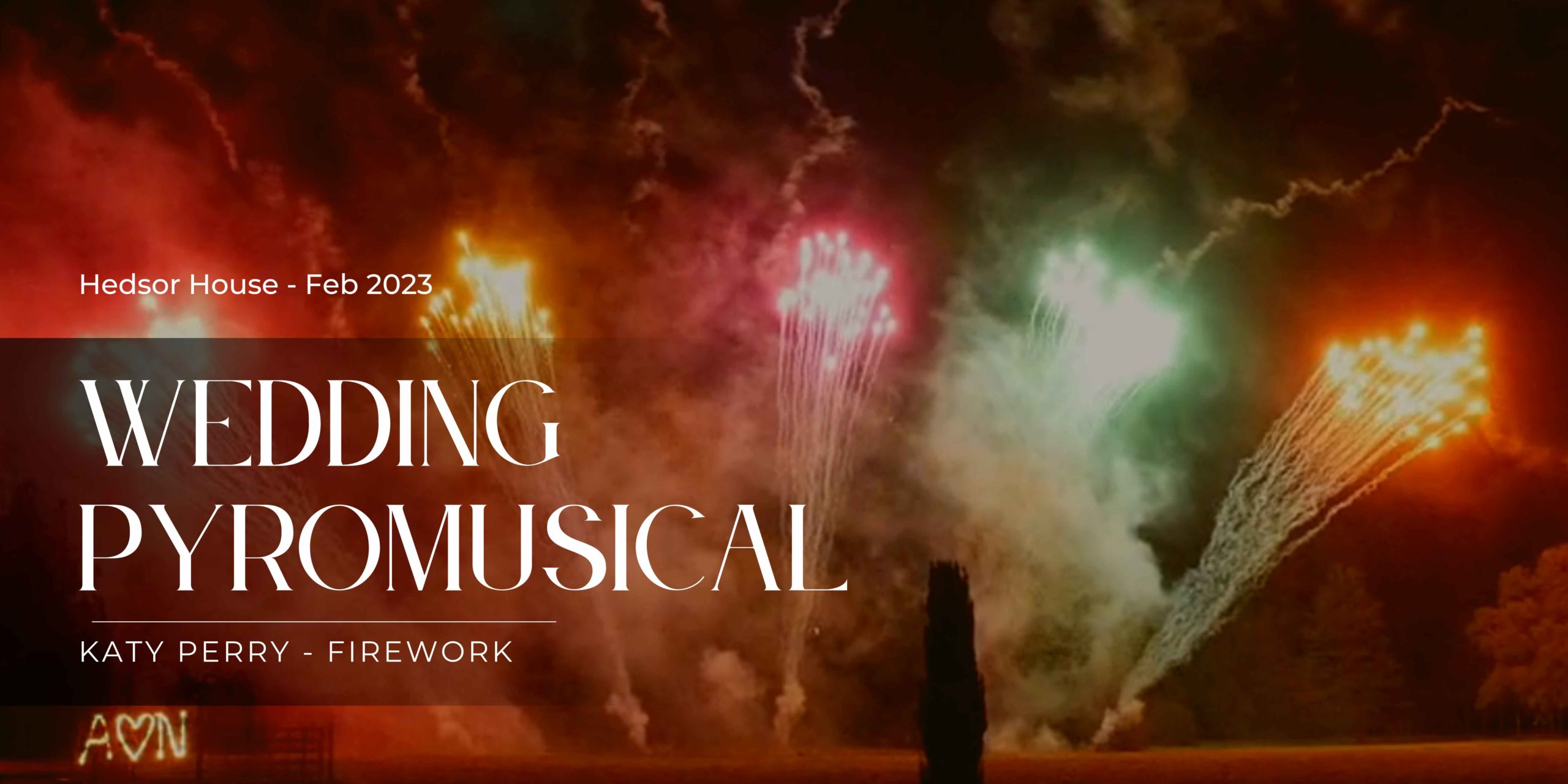 Pyromusical Firework Display at Hedsor House - Wedding Fireworks