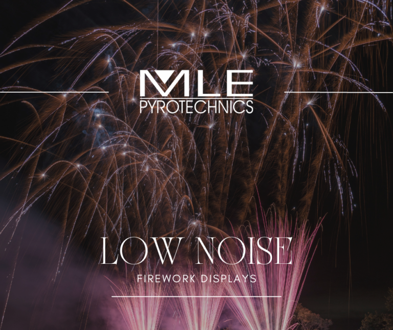 Lower noise firework display by MLE Pyrotechnics - Wedding Fireworks