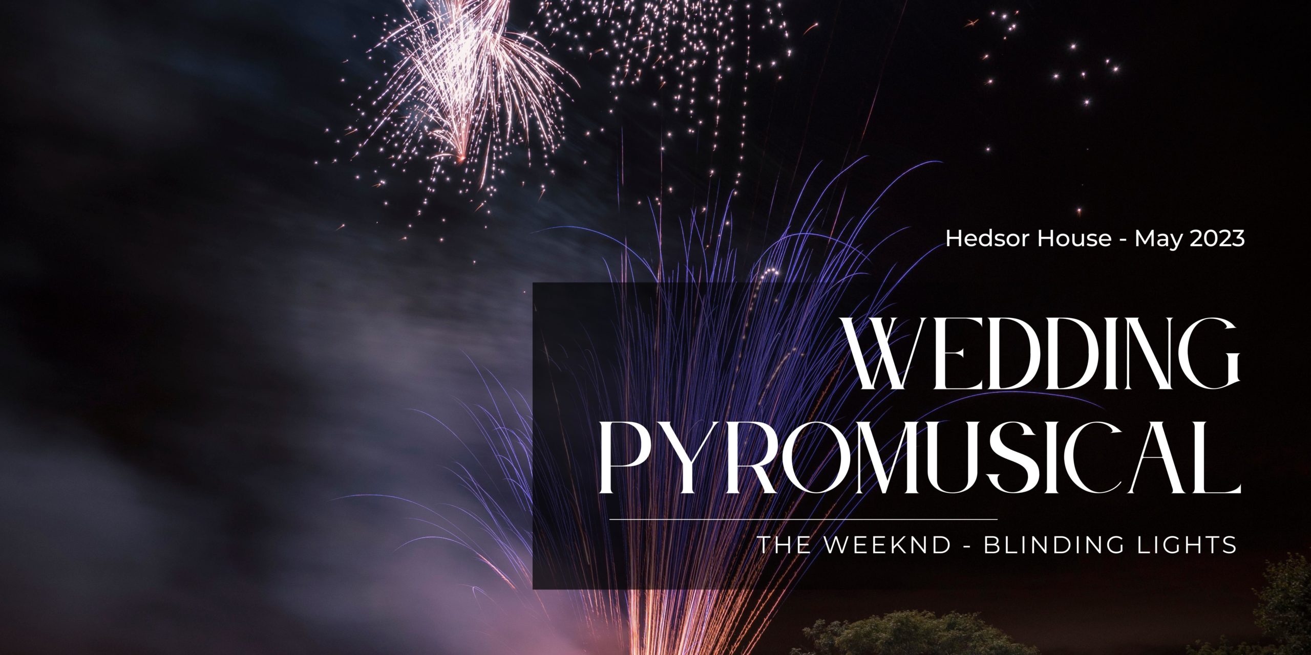 Lower Noise Musical Firework Display - Wedding Fireworks